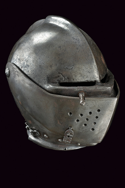 A closed helmet dating: third quarter of the 16th Century provenance ...