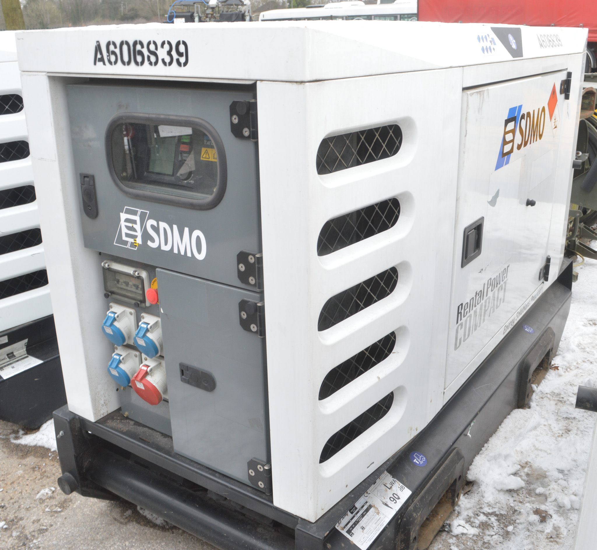 SDMO R33 33kva diesel driven generator Year: 2013 S/N: R33C313008653 Recorded hours: 11332