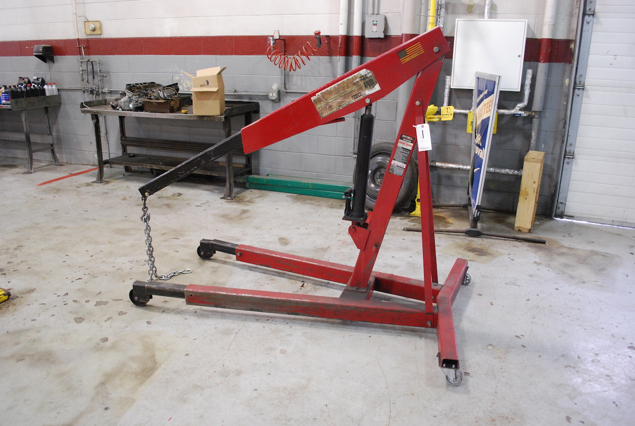 EX-CELL 2-TON MODEL W1000 PORTABLE ENGINE CRANE