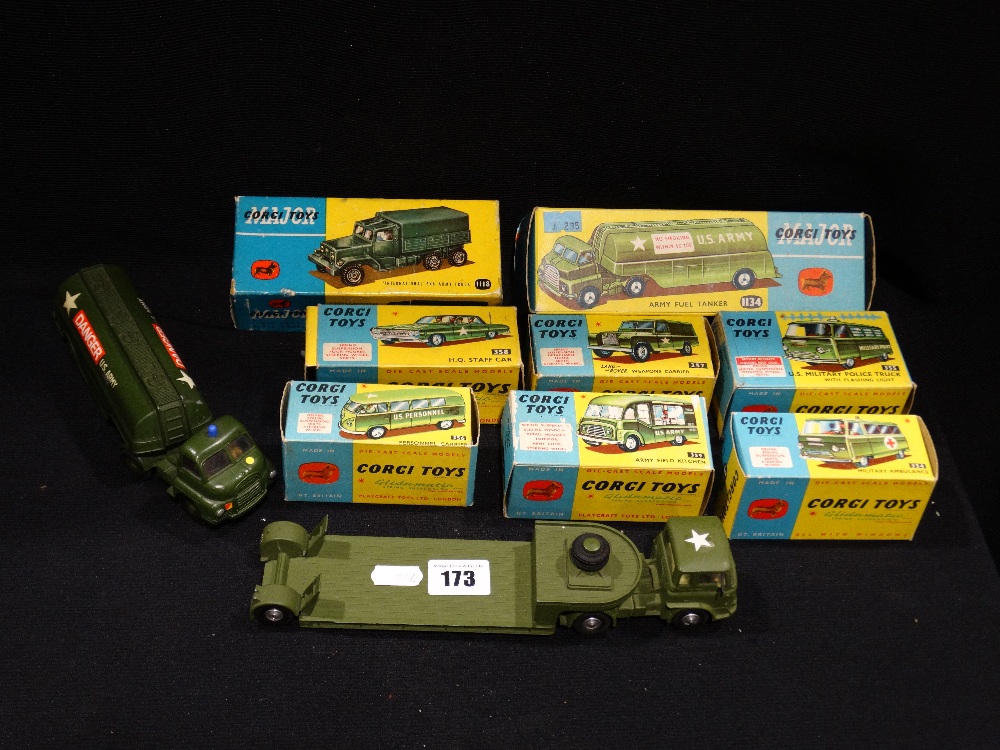 A Collection Of Mainly Boxed Corgi Toys Military Vehicles To Include ...