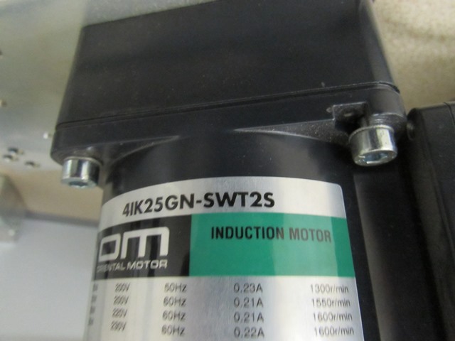 Oriental Motors 41K25GN-SWT25 induction motor c/w 25W (1/30Hp) output ...