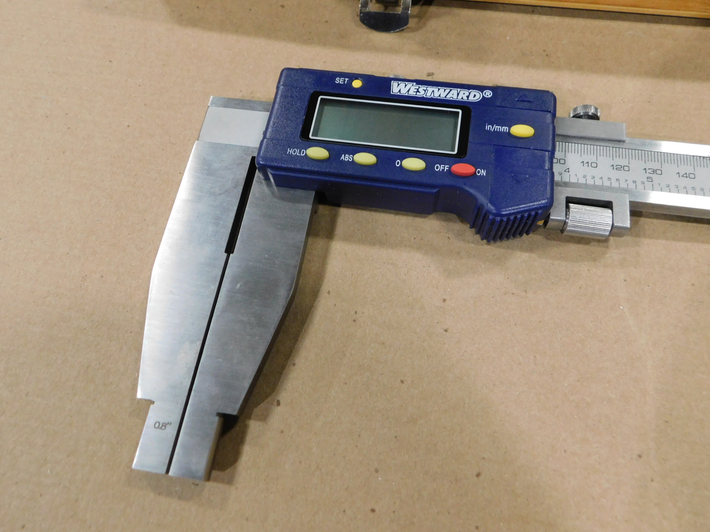 Westward 24 " Digital Caliper with case