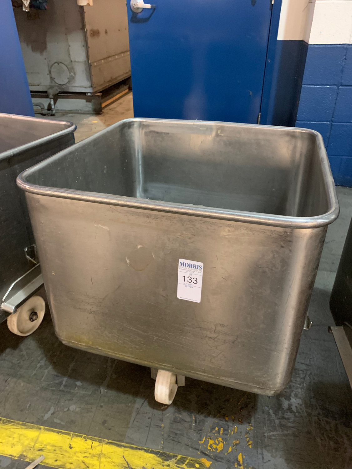 Meat tub, stainless steel