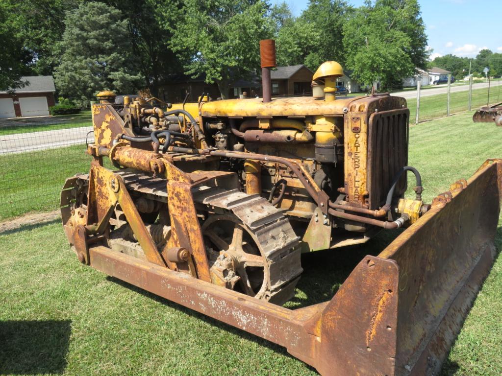1947 CAT D4 dozer, 8' hydraulic blade, runs good, electric start ...