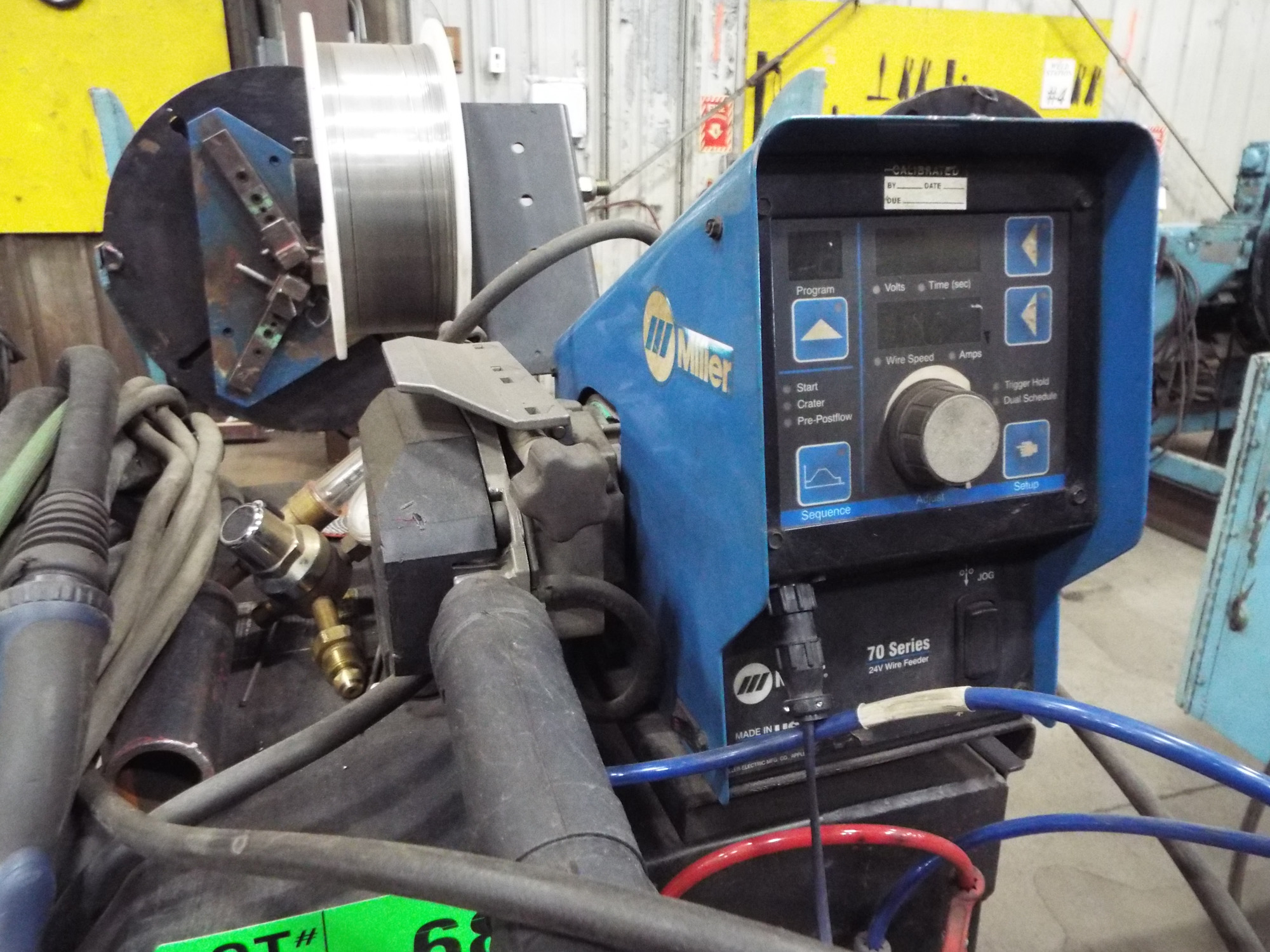 MILLER (2006) XMT 304 CC/CV MIG WELDER WITH MILLER 70 SERIES 24V WIRE ...