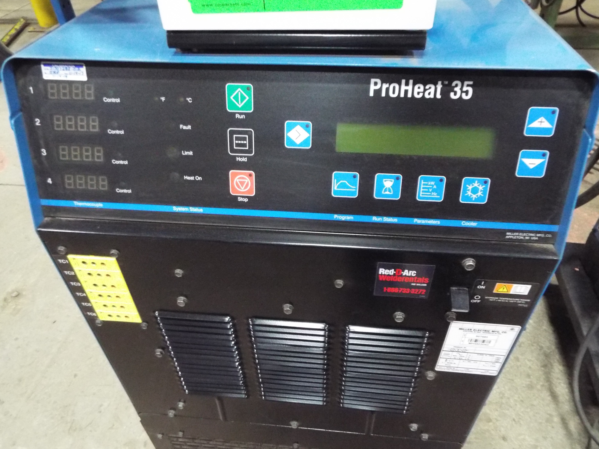 MILLER PROHEAT 35 LIQUID COOLED INDUCTION HEATING SYSTEM, S/N: MH430021G