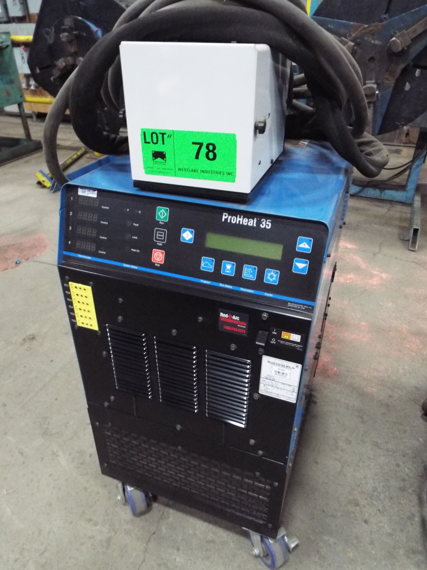 MILLER PROHEAT 35 LIQUID COOLED INDUCTION HEATING SYSTEM, S/N: MH430021G