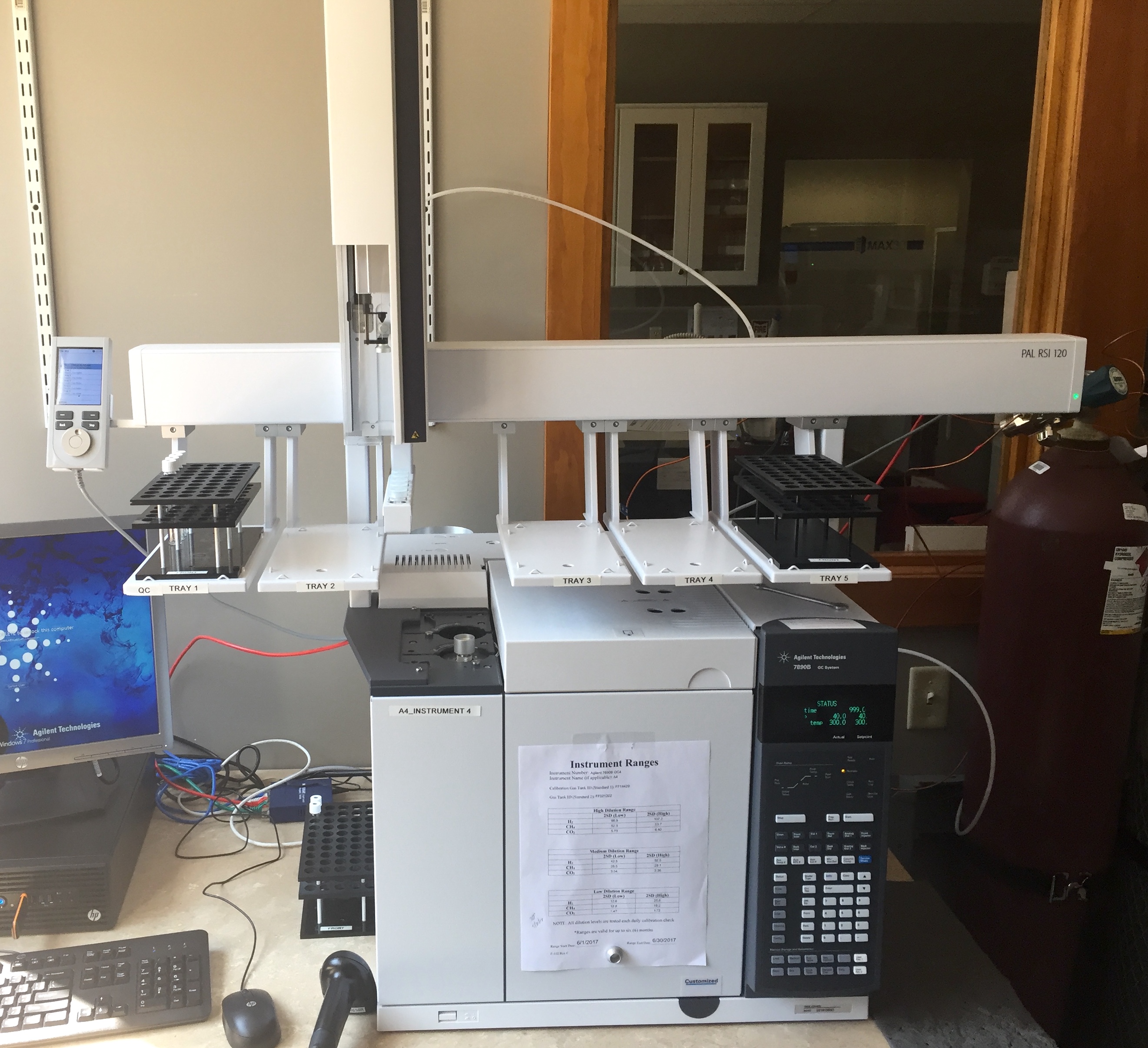 Agilent 7890 B Gas Chromatography System Includes Pal Autosampler ...
