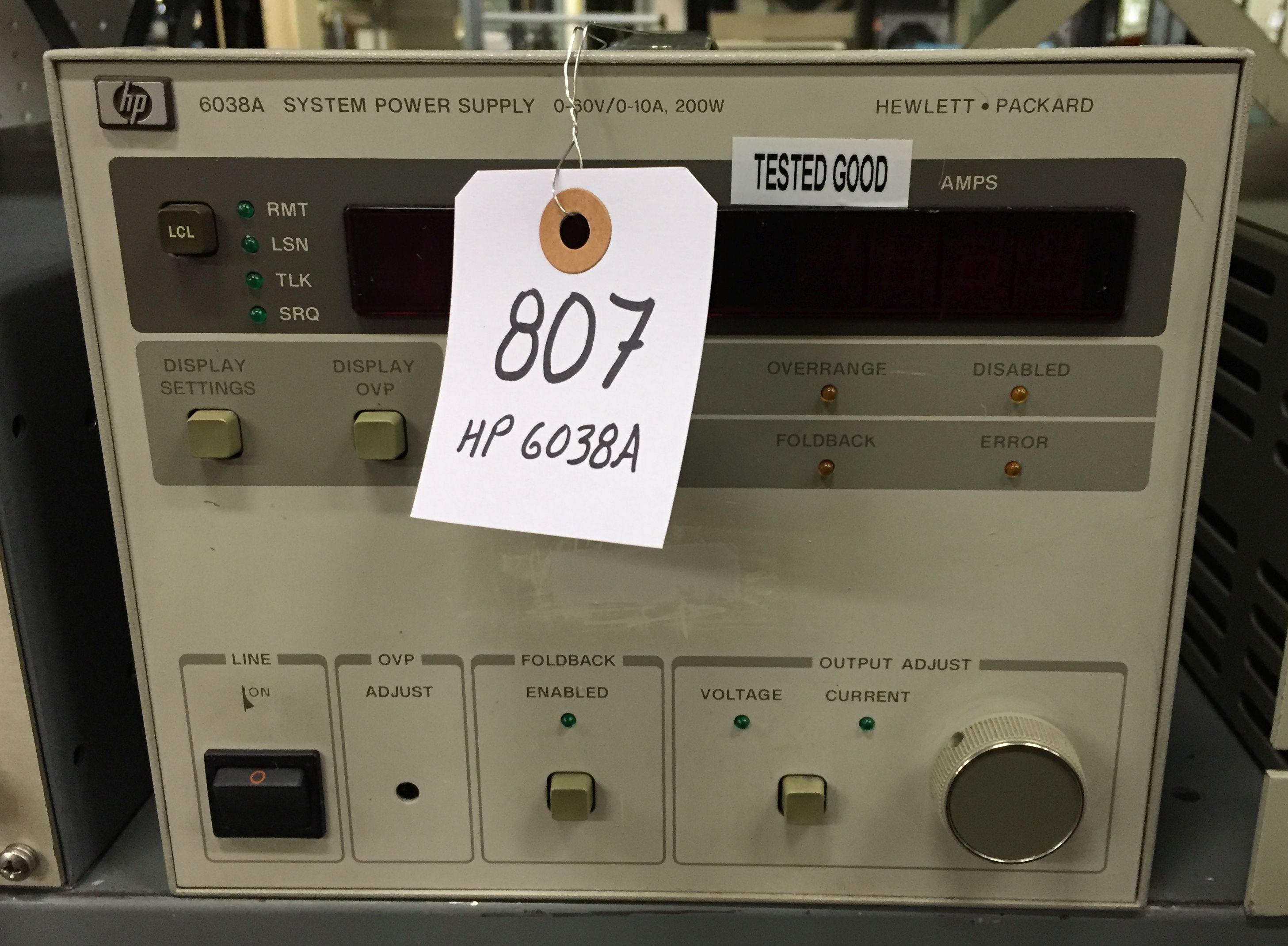 HP 6038A Power Supply