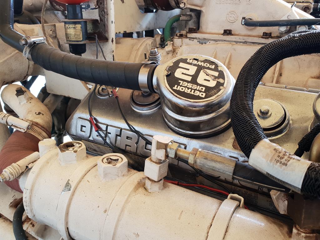 * Detroit 6V92 Marine Diesel Engine. A Detroit 6V92 Marine Diesel ...
