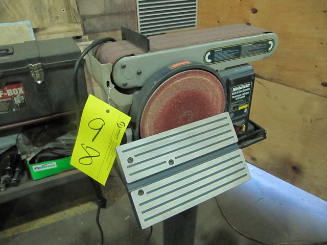 MASTERCRAFT 55-3554-4 4" BELT, 8" DISC SANDER