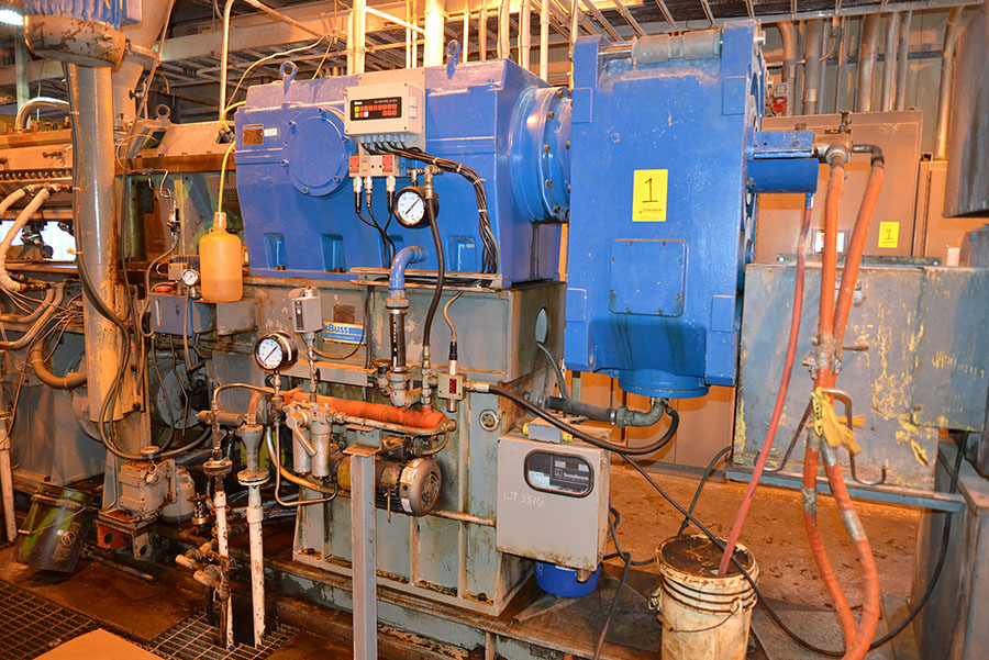 BUSS SINGLE SCREW EXTRUDER, WITH BUSS KNEADER M/N PR200, WITH GE 500-HP ...