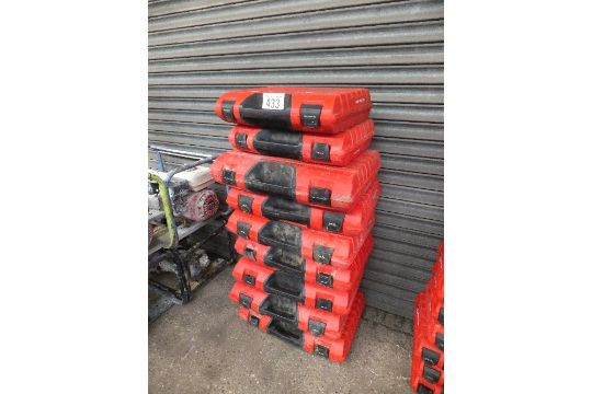 9 Hilti tool boxes