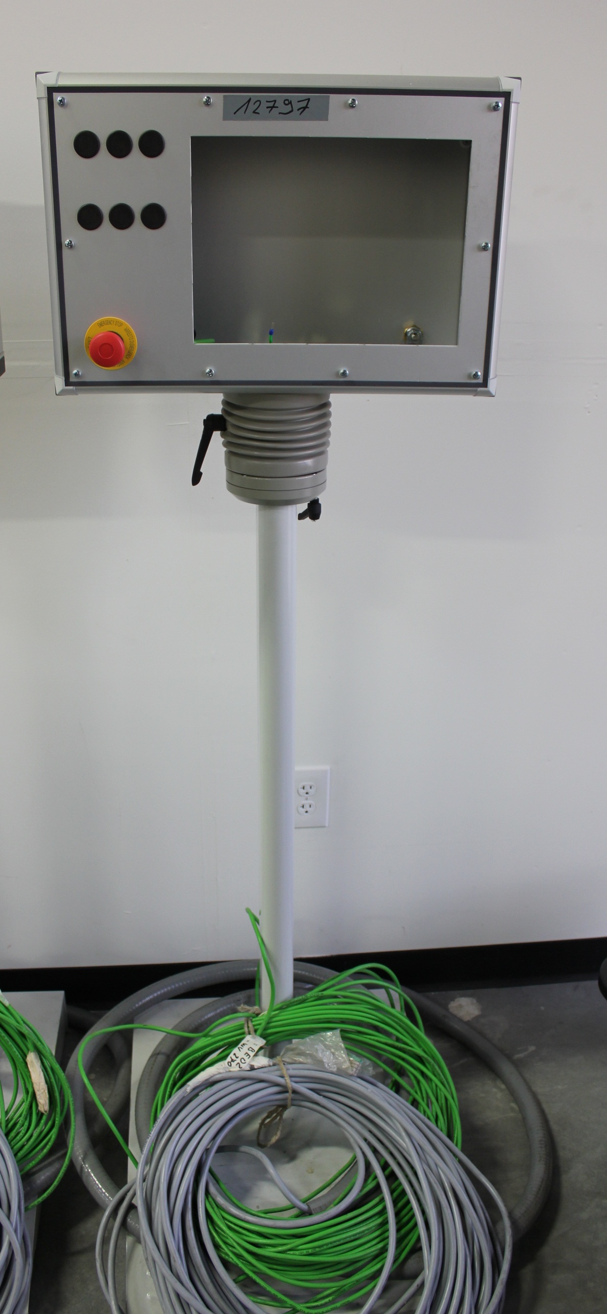 Unused Rittal operator interface panel/HMI stand with enclosure with ...