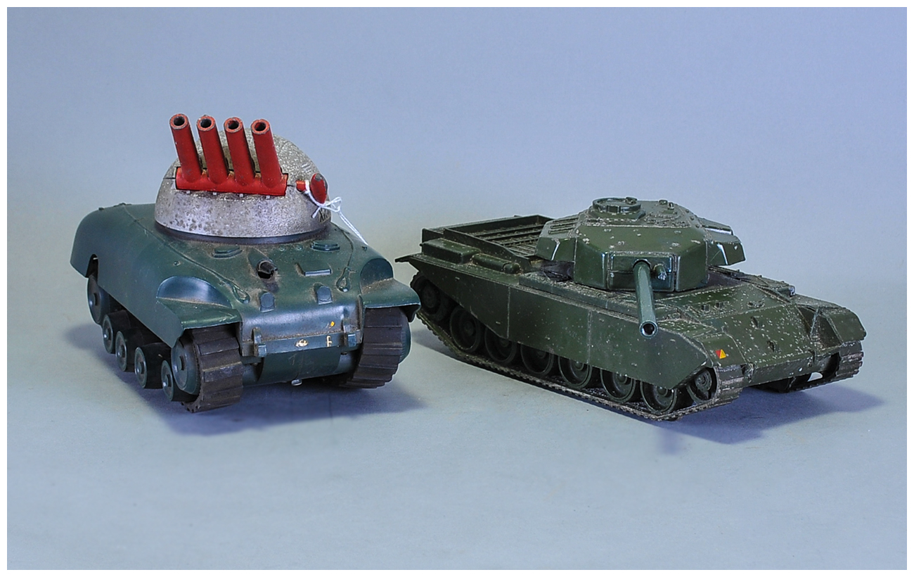 Two Metal/Plastic Toy Tanks one vintage XK491 Tank made by Minic Toys ...
