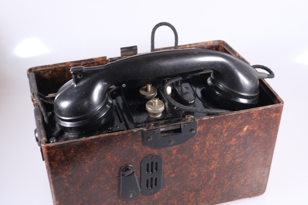 WW2 German Field Telephone. Provenance: Deceased estate - part of a ...
