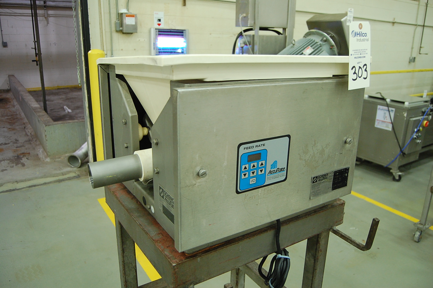 Schenck Accurate Feeder, Serial Number: 95842-01B-580 ; with 18" x 18 ...