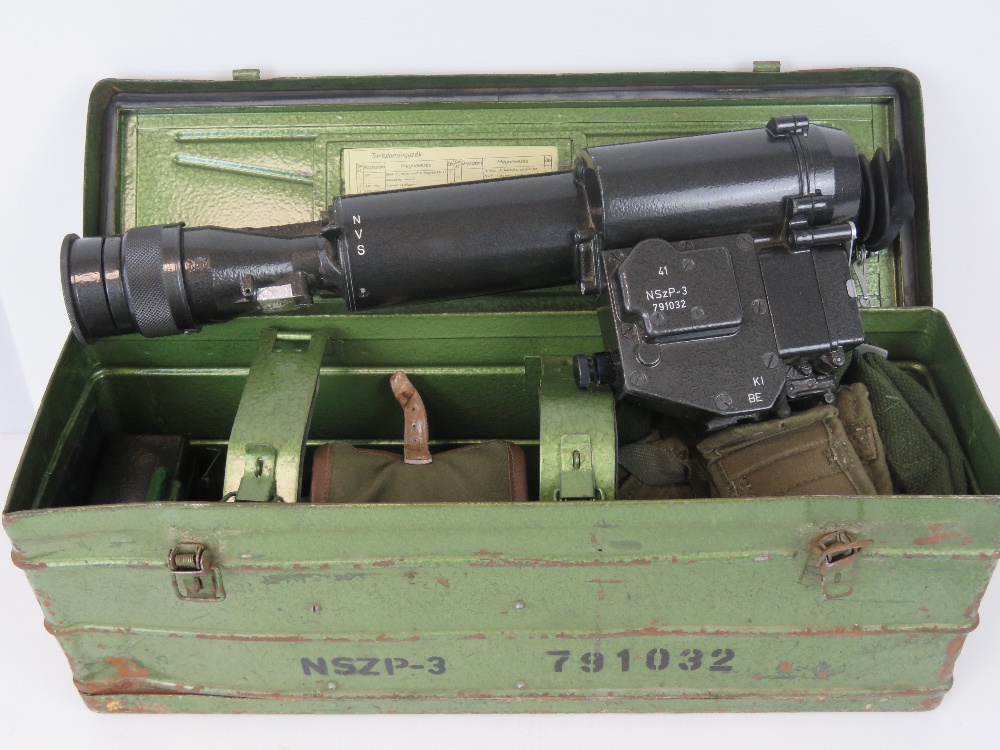 A Soviet Cold War era night vision scope for AK47, AKM, PKM, and DSHK ...