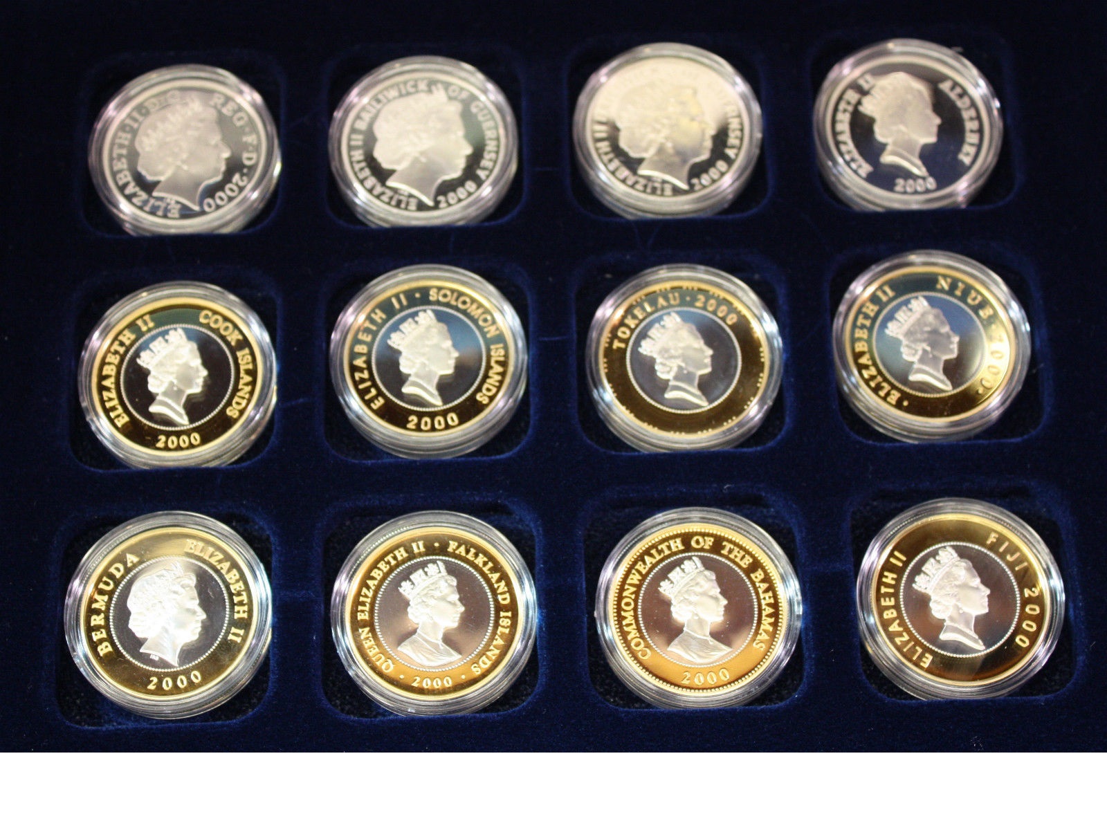 The Queen Mother 2001 Memorial Collection of 12 Silver Proof Coins ...