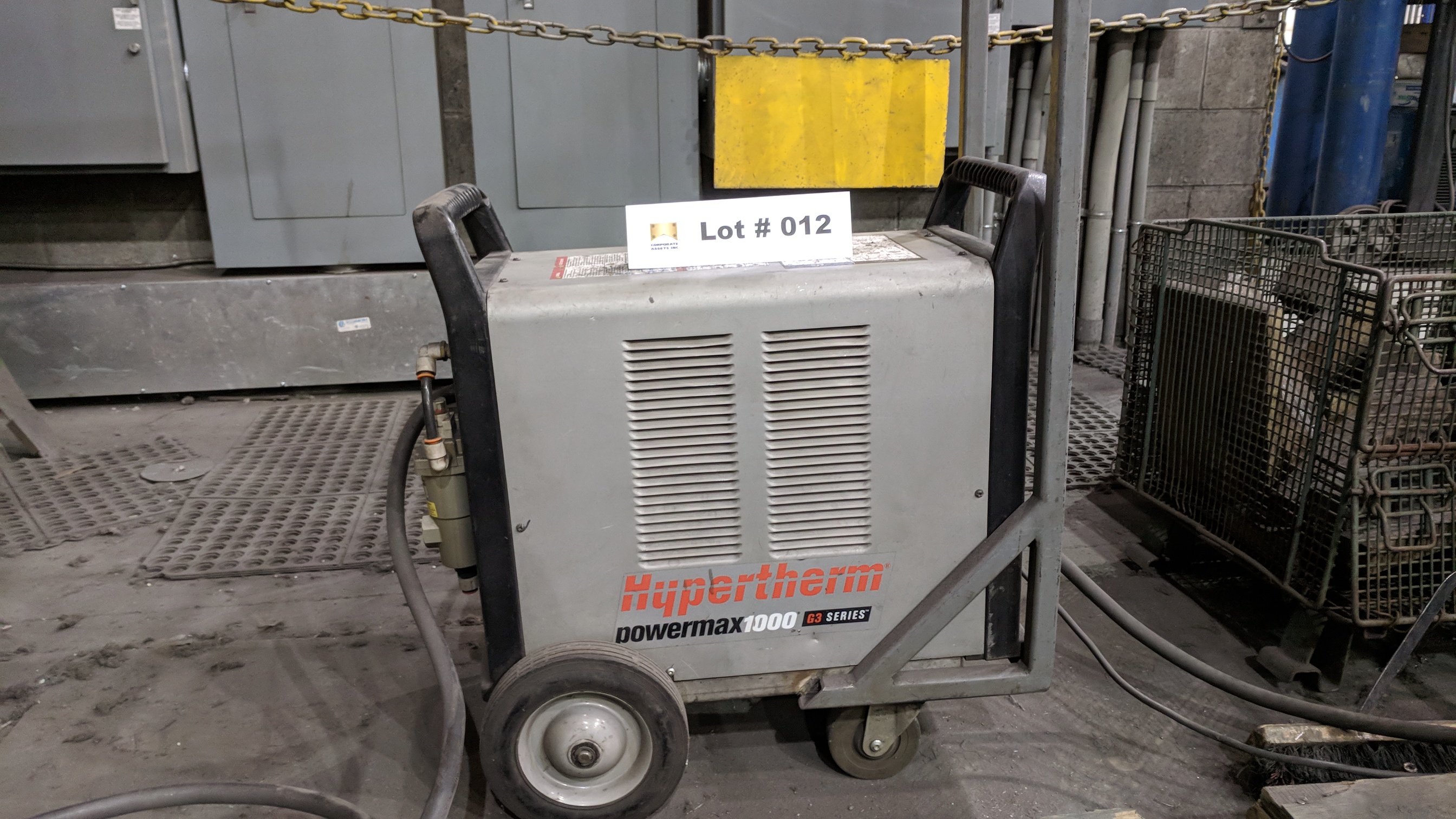 HYPERTHERM POWERMAX 1000 G3 SERIES PORTABLE PLASMA CUTTER WITH CABLES ...