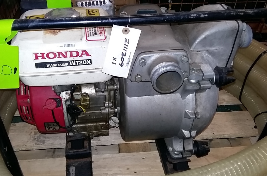 Honda Trash pump WT20X with hose
