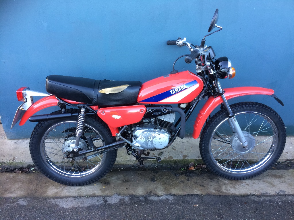 A 1980 Yamaha DT50M, registration number SYB 484W, frame number ...