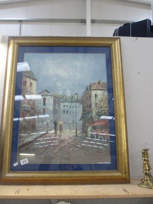 An original oil painting by French artist Gervais