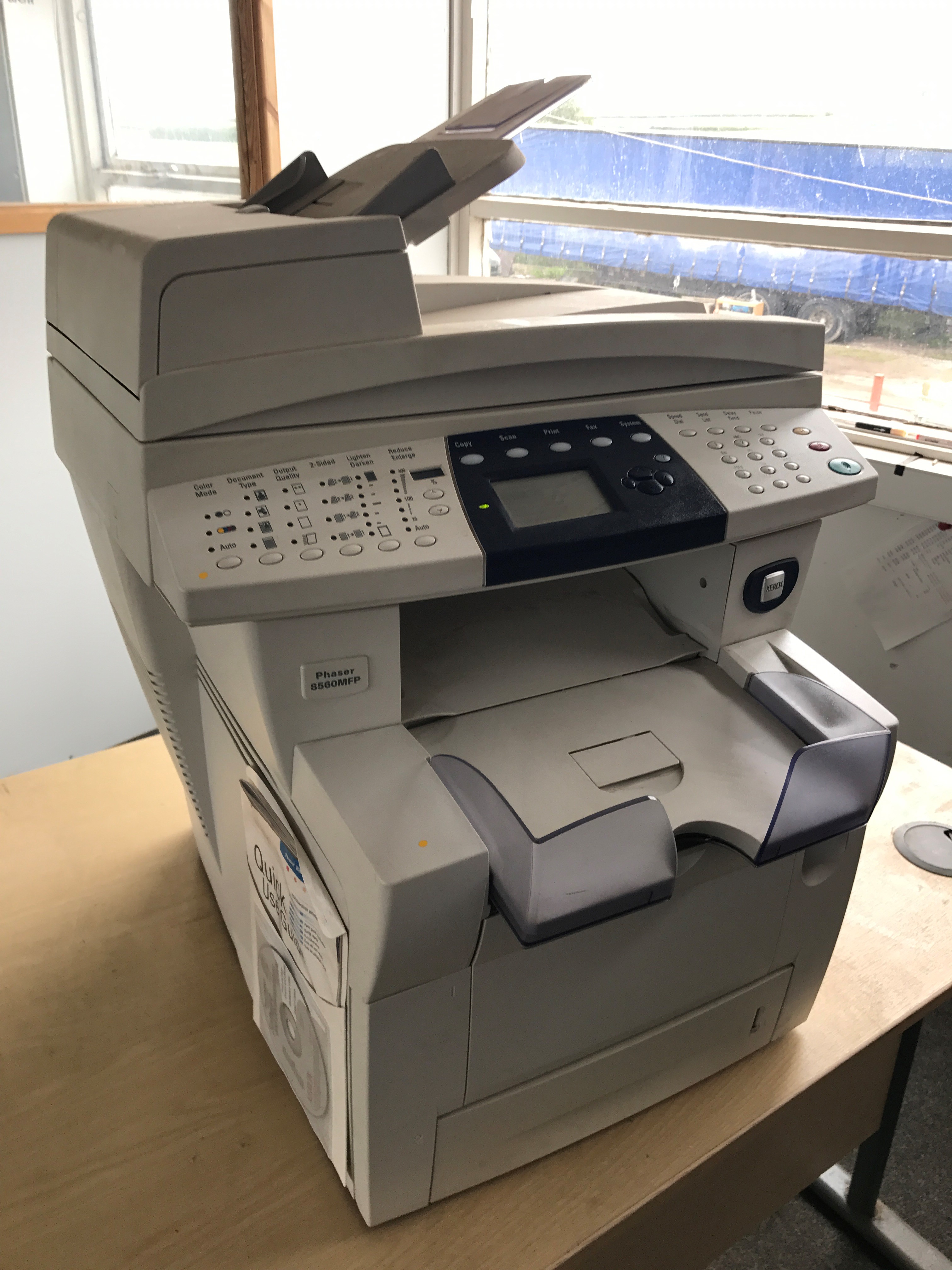 XEROX PHASER 8560/8560MFP ALL IN ONE PRINTER, REQUIRES A SERVICE *NO ...