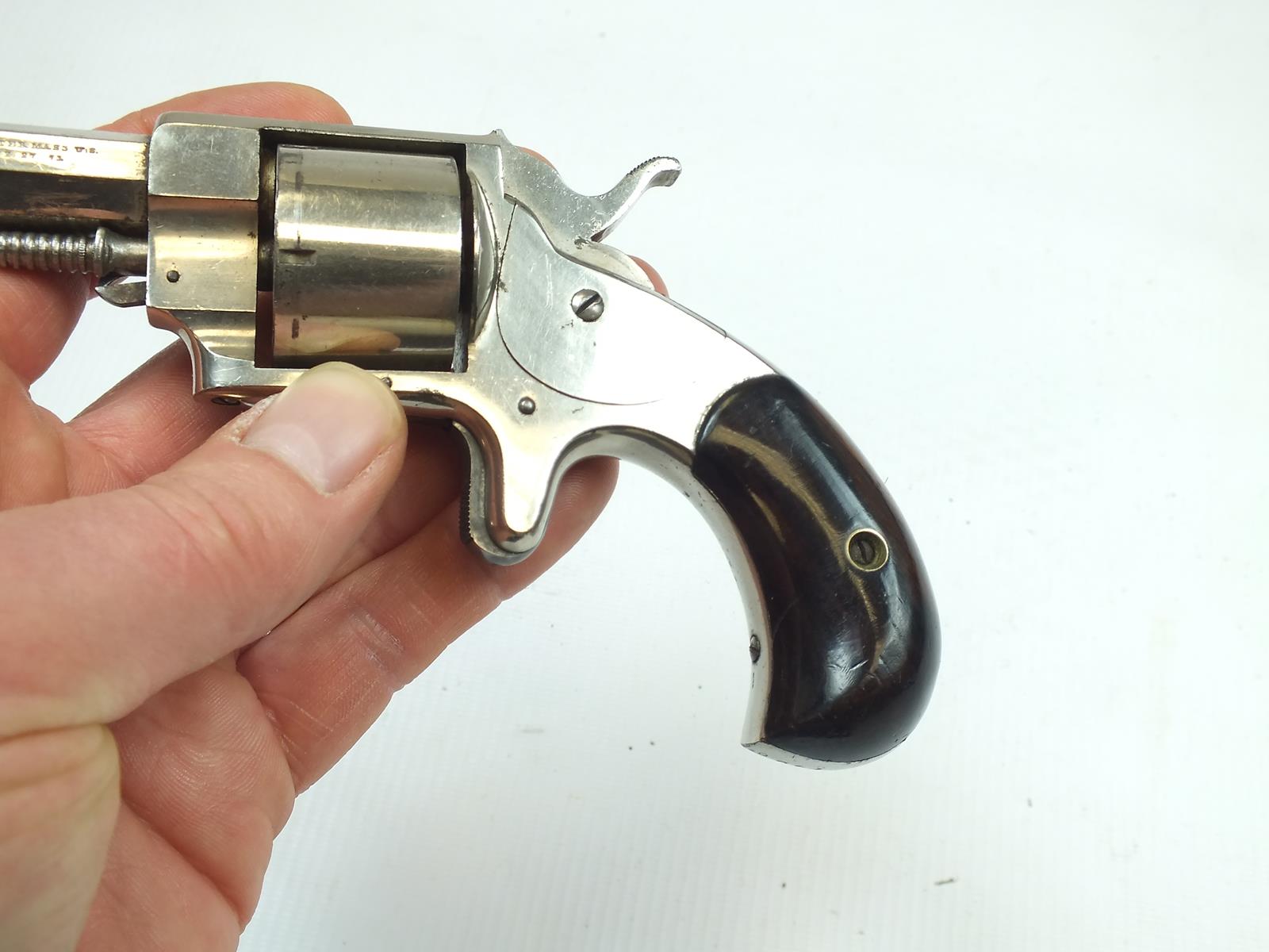 A .41 RIMFIRE OBSOLETE CALIBRE FOREHAND & WADSWORTH FIVE-SHOT SWAMP ...