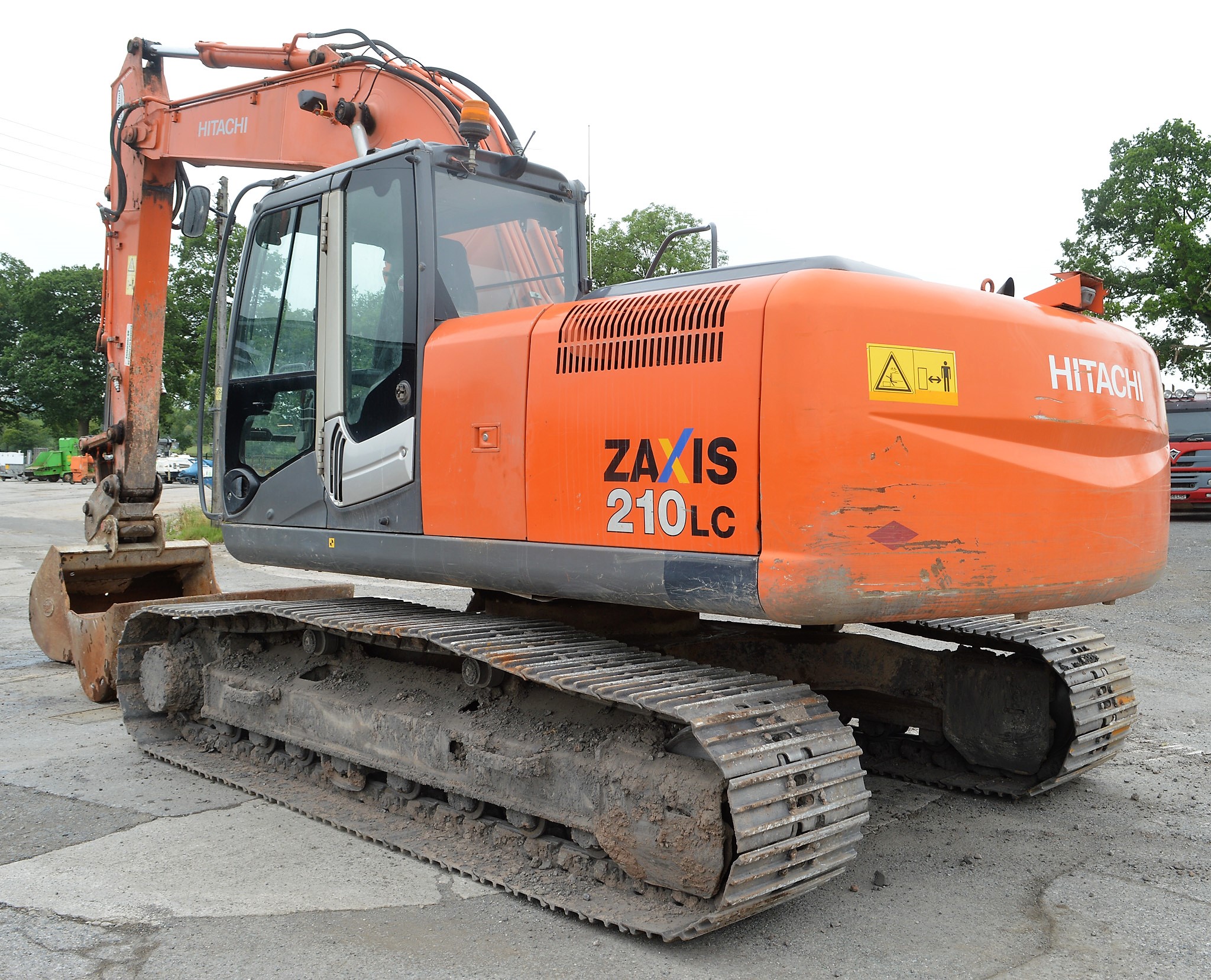 Hitachi Zaxis 210LC 21 tonne steel tracked excavator Year: 2008 S/N ...