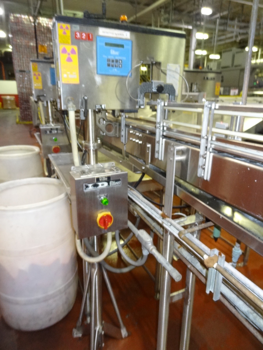 Filtec Model FT-50 Gamma-Based Level Inspector, Includes Ram Rejector ...