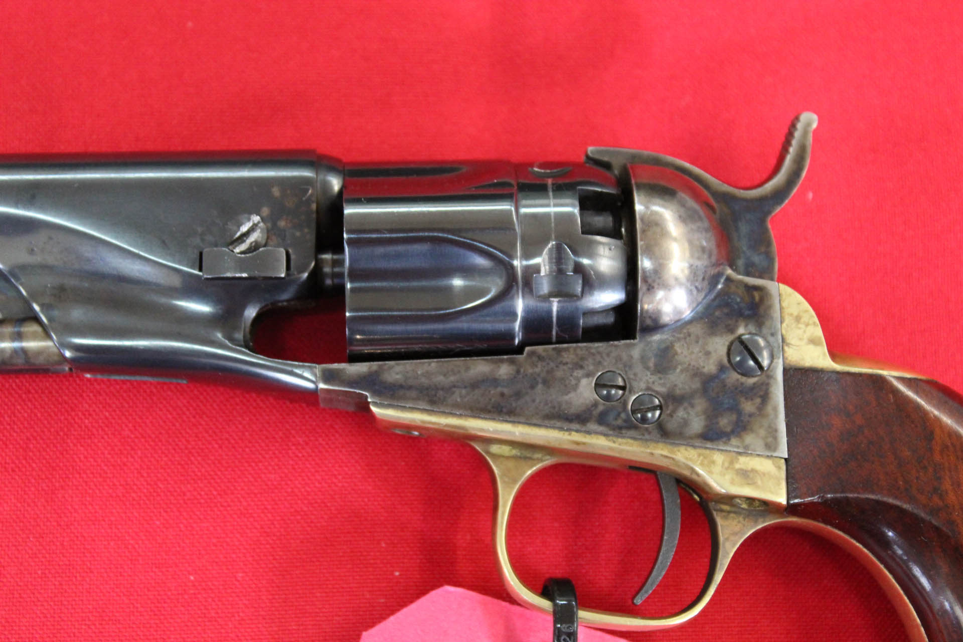 A 'Colt' .36 cal black powder revolver by Uberti, S/No.138907, in ...