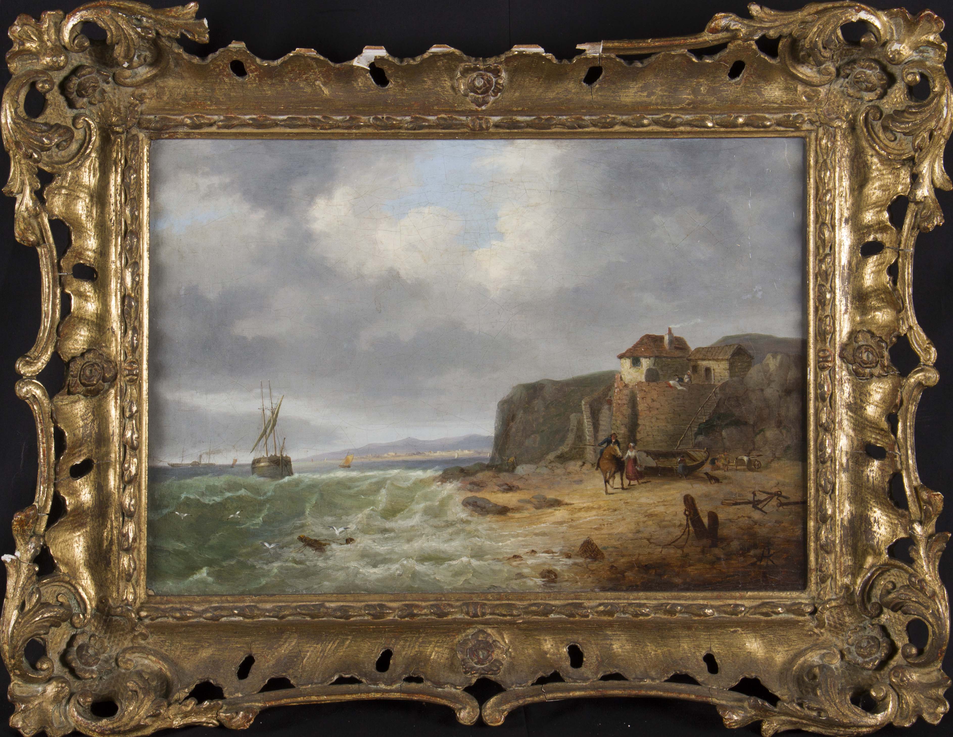 HERMANN KOENEMANN (1871 - 1934) Framed, signed with monogram, oil on ...