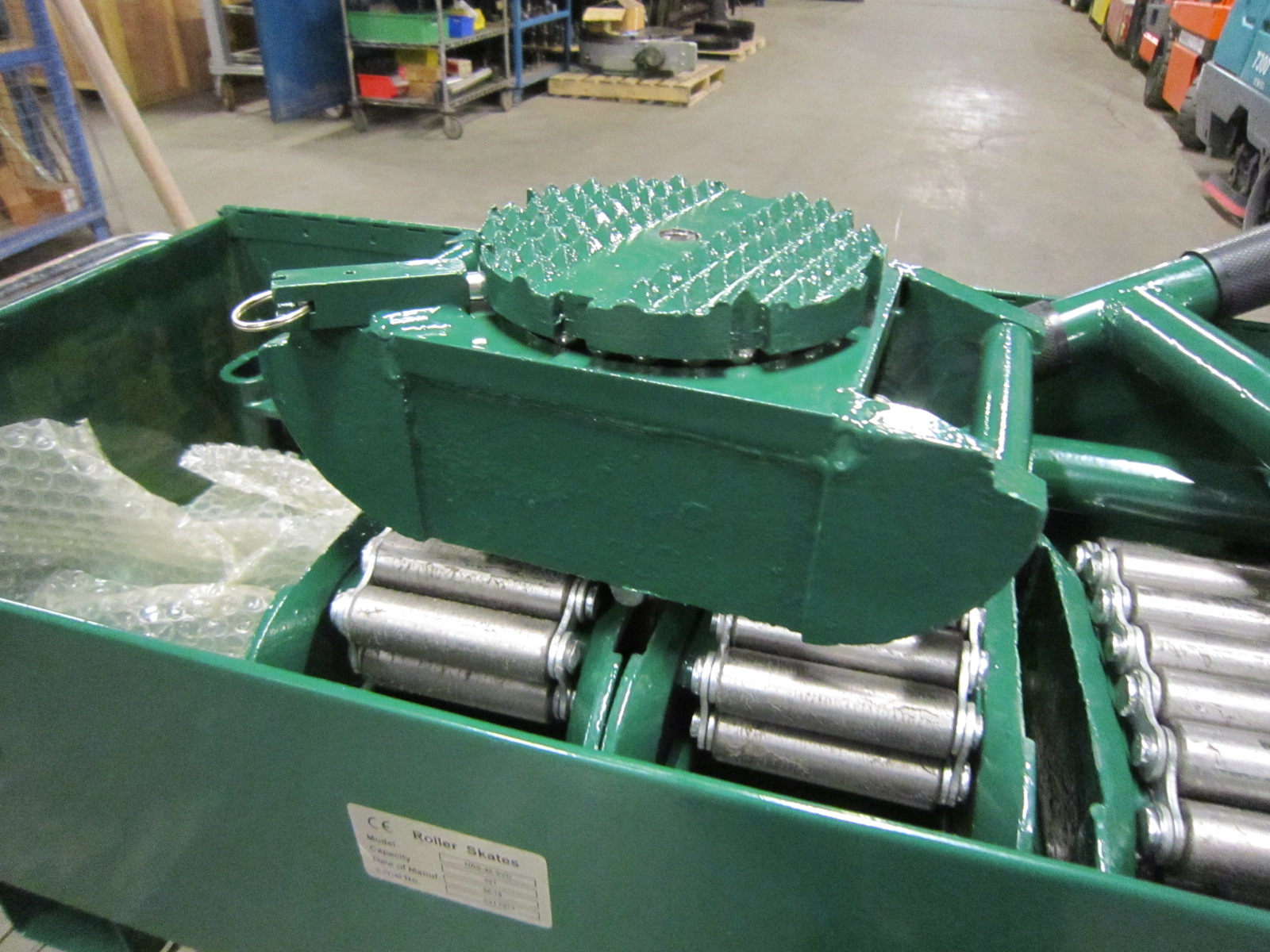 Hilman Type Roller Set Machinery moving skates - 40 Ton Deluxe Kit - 4 ...