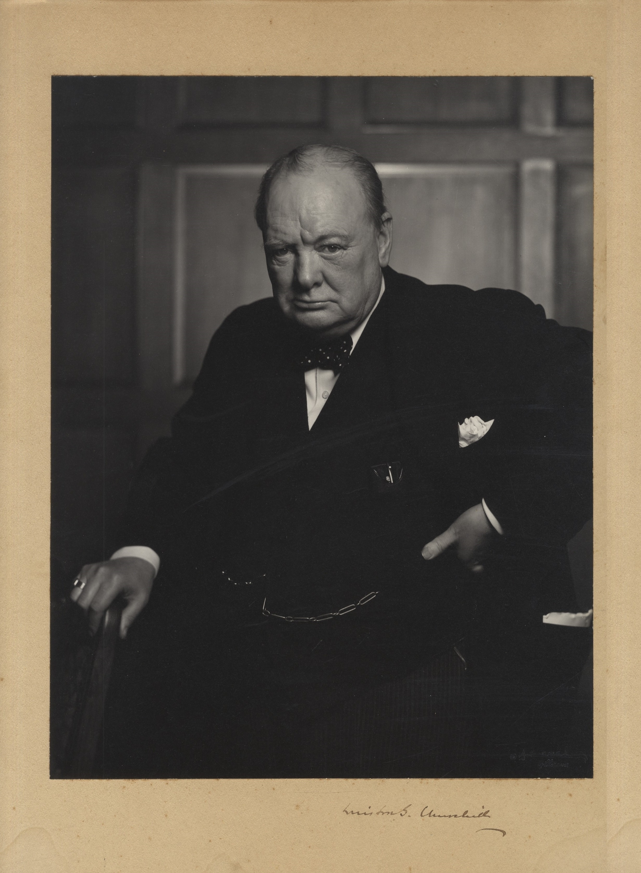 CHURCHILL WINSTON S.: (1874-1965) British Prime Minister 1940-45, 1951 ...