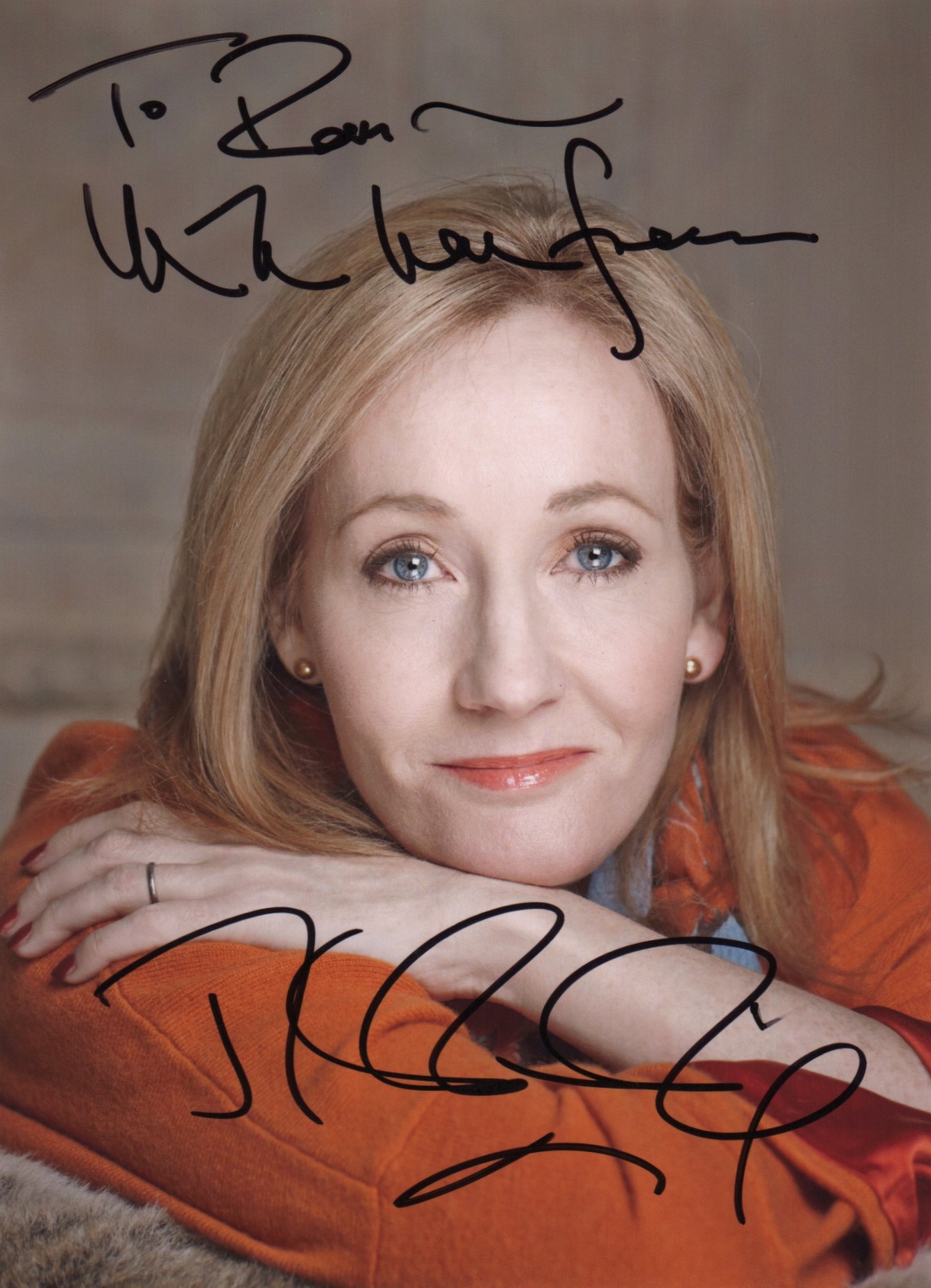 ROWLING J. K.: (1965- ) British Author, creator of the Harry Potter ...