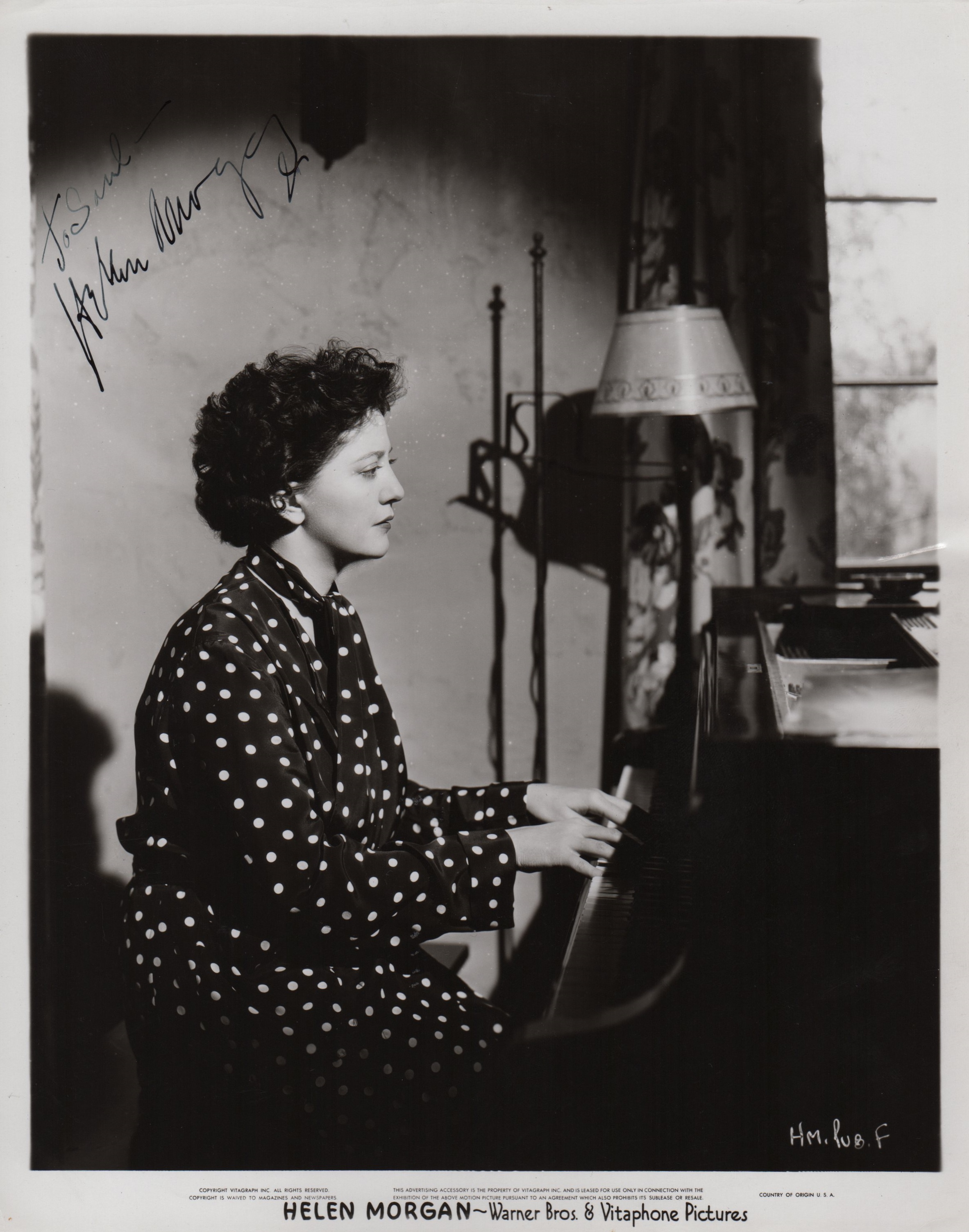 MORGAN HELEN: (1900-1941) American Torch Singer & Actress. Scarce ...