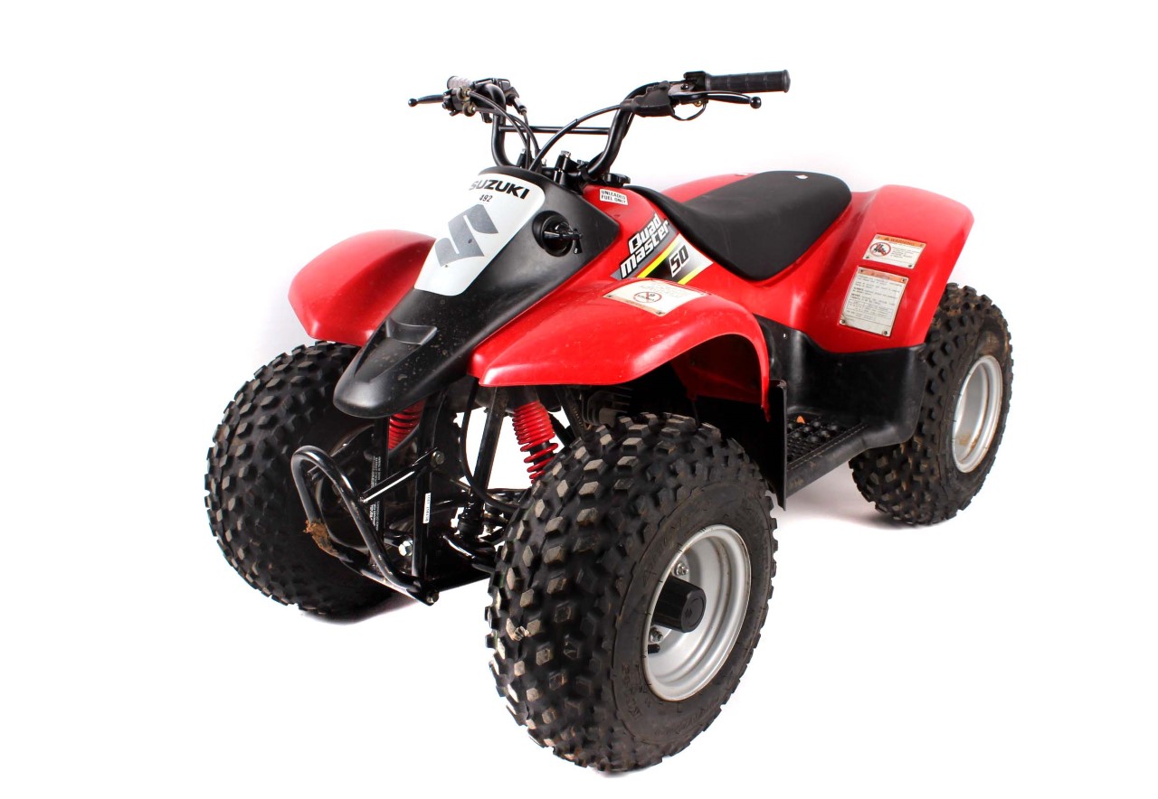 A Suzuki Quad Master 50cc and another mini quad. Buyers premium 20% ...