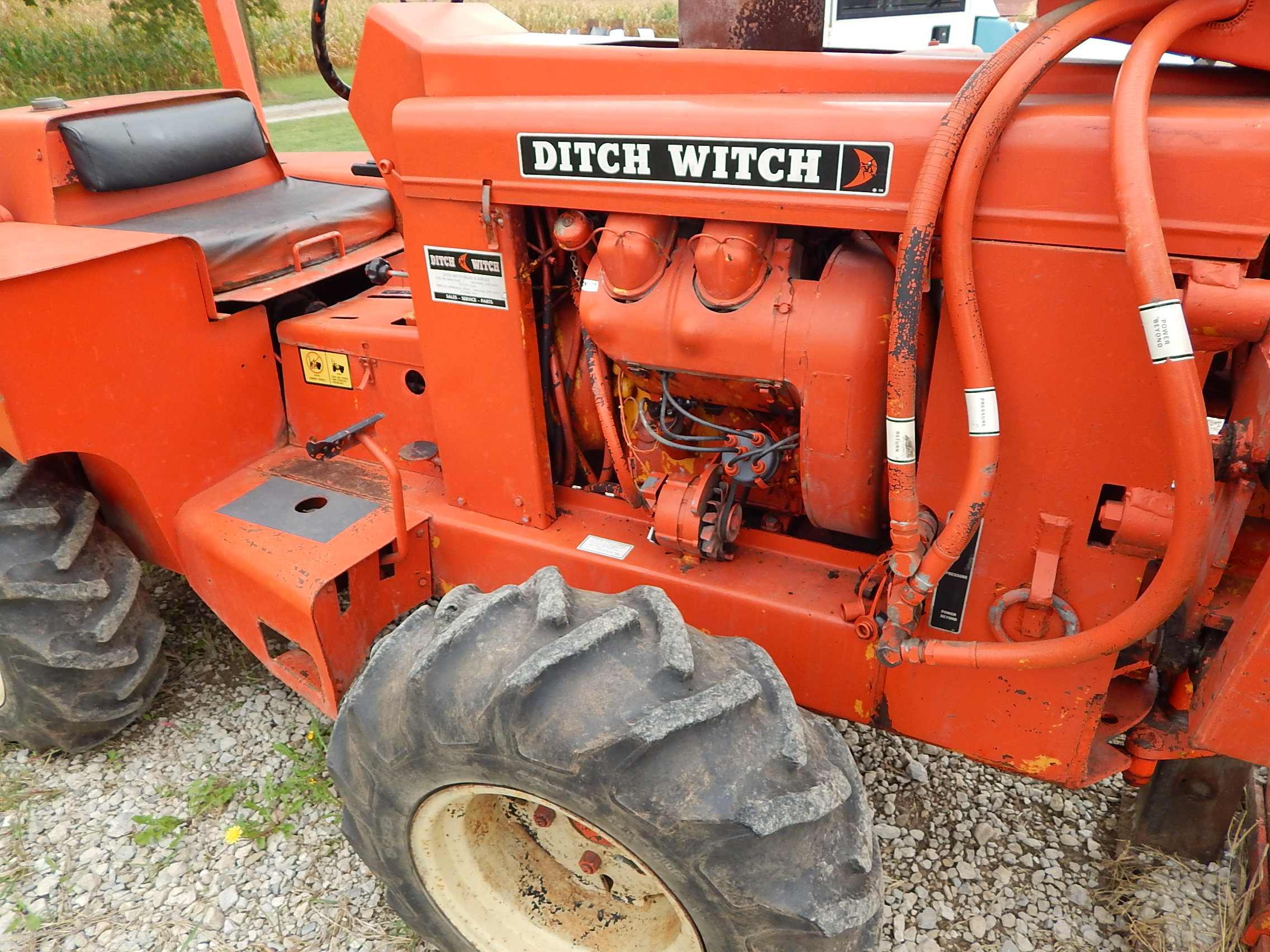 Ditch Witch R65 4 x 4 Trencher w/ 7 ft Depth, 308 Hours, Backhoe ...