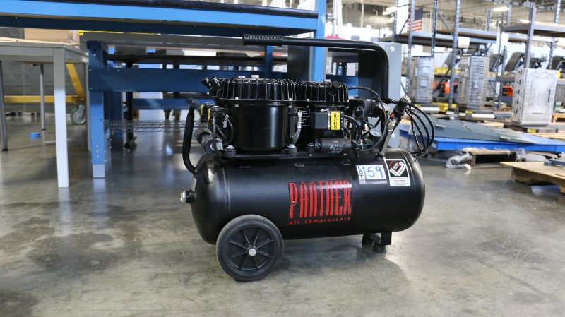 Werther Panther 50 Gal Air Compressor, Serial Number: 819032 , (Machine ...