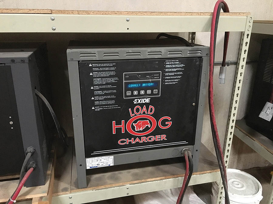EXIDE LOAD HOG CHARGER, 48 V FORKLIFT BATTERY CHARGER, MODEL NUMBER ...