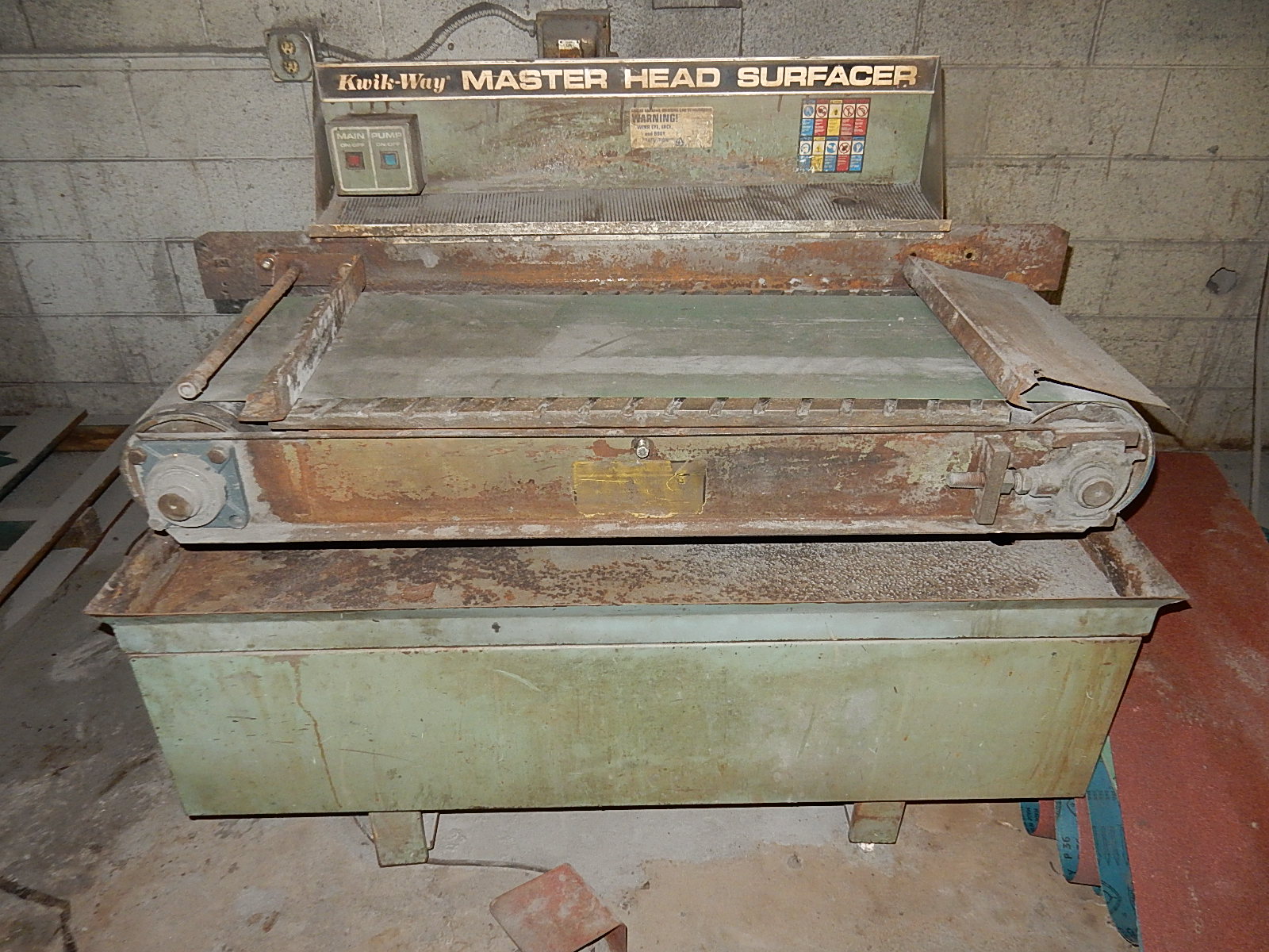 Kwik-Way master head surfacer model # 870.