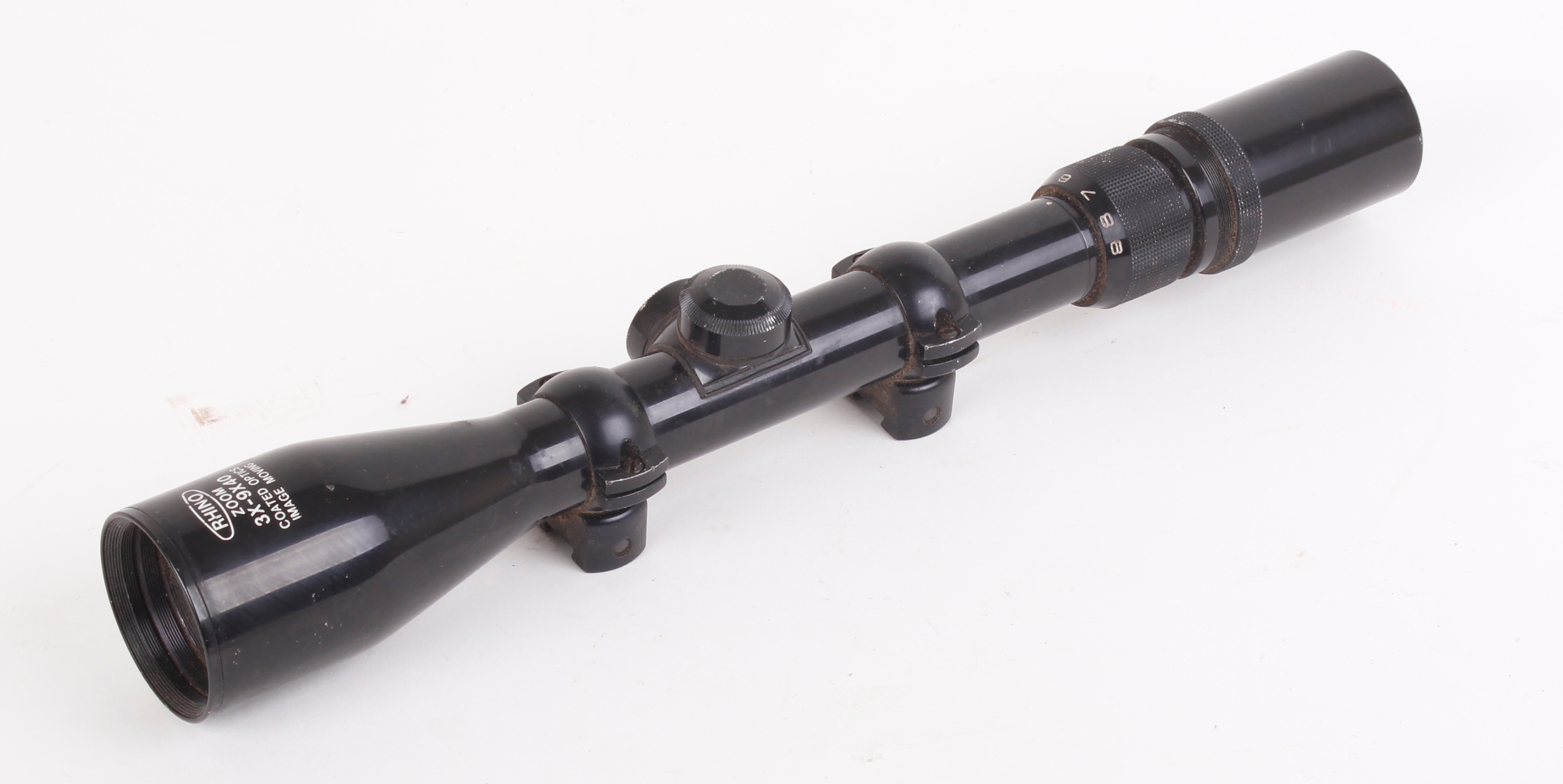 3-9 x 40 Rhino rifle scope with mounts