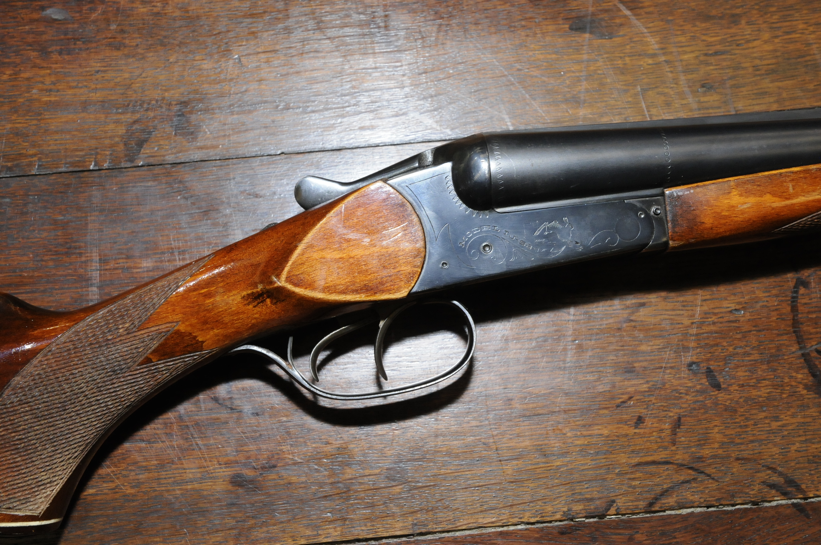Baikal 16 bore side by side shotgun with 28 inch barrels and double ...