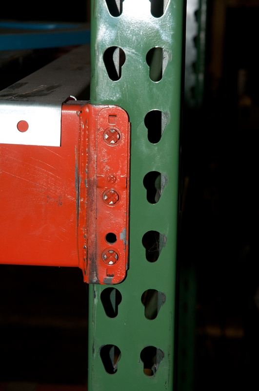 3 Sections Pallet Rack- Interlock Style - 8'W X8'H X48"D- 4 Verticles ...