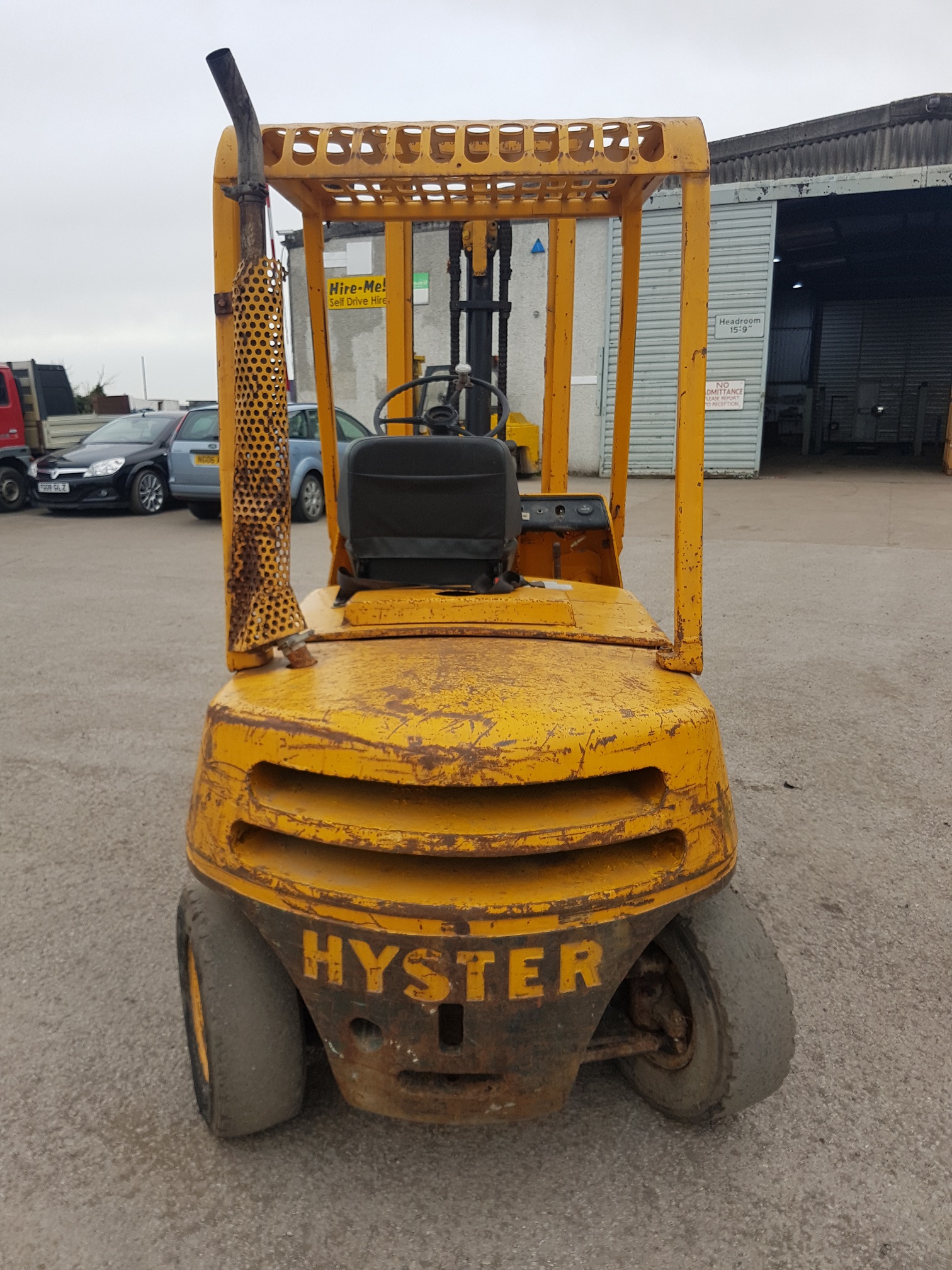 2.7 TONNE, HYSTER H60H DIESEL POWERED FORKLIFT, YEAR UNKNOWN MAKE ...
