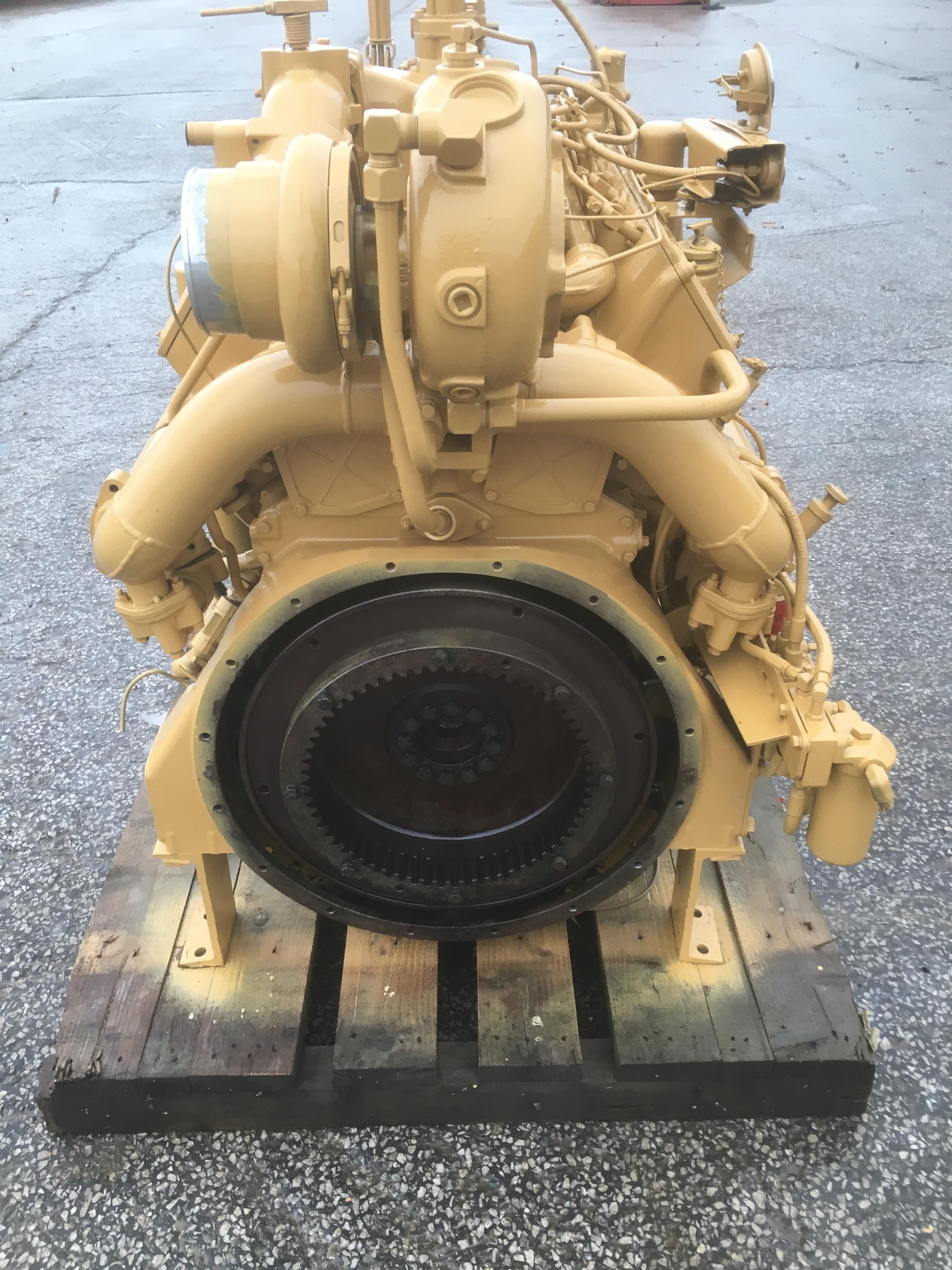 A Caterpillar Model 3408 V8 Industrial Diesel Engine S/N 99U12389 ...