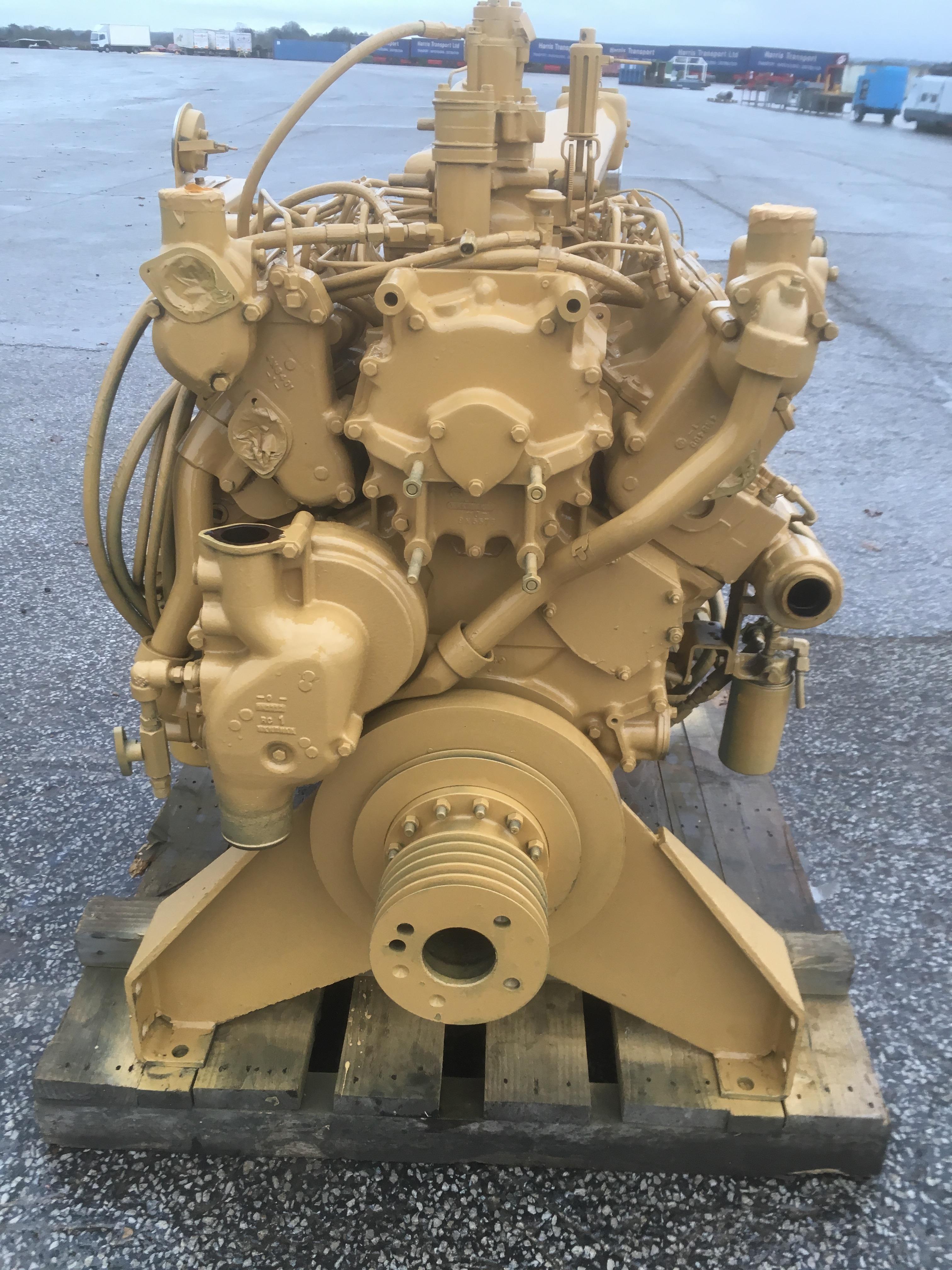 A Caterpillar Model 3408 V8 Industrial Diesel Engine S/N 99U12389 ...