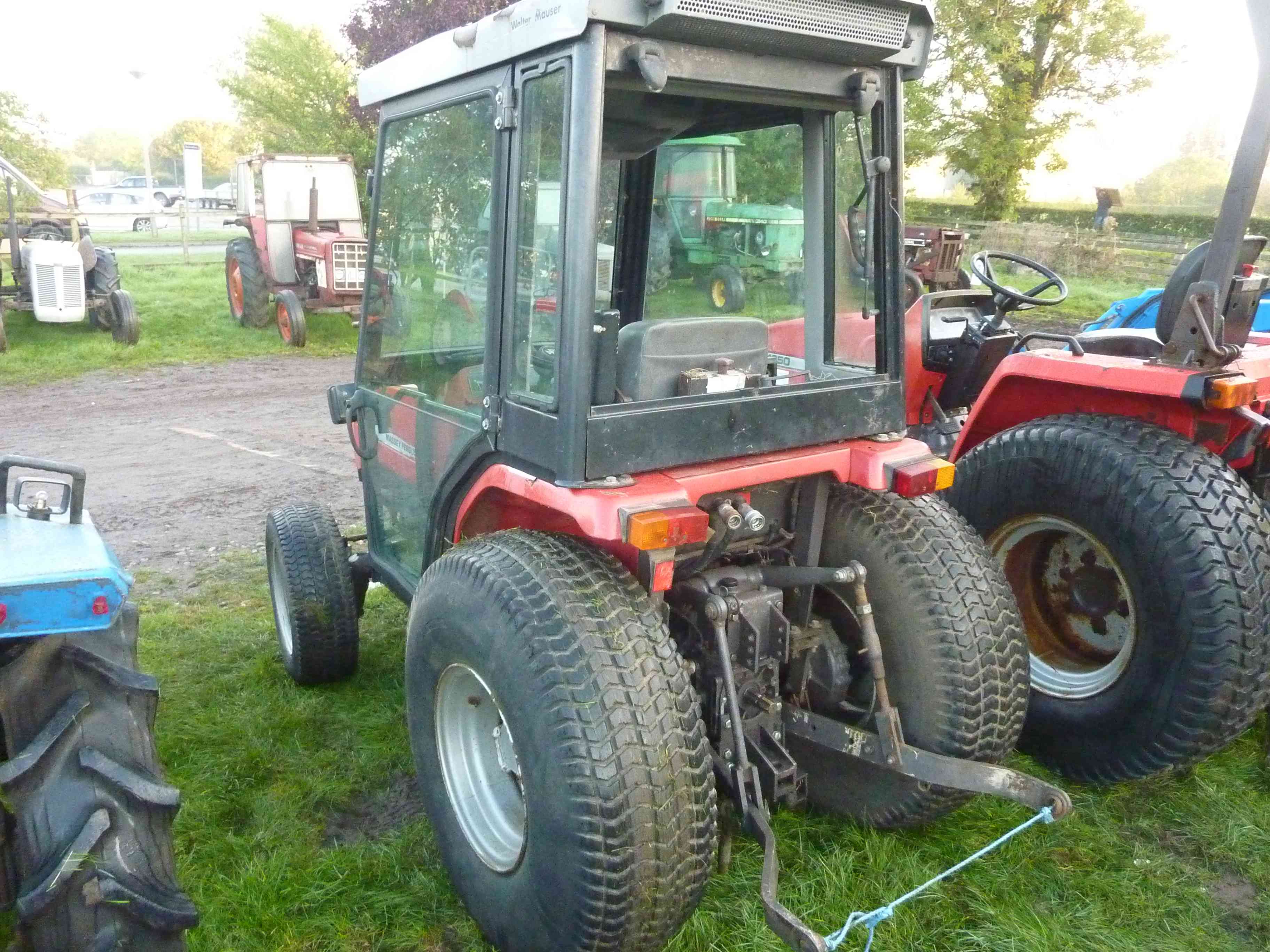 4763 Massey Ferguson 1230 compact diesel tractor fitted Walter Mauser cab