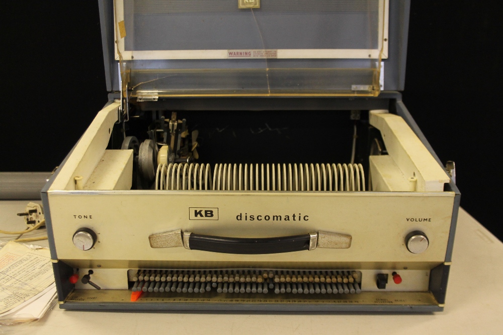 JOHN LENNON PORTABLE JUKE BOX - an original KB Discomatic jukebox ...